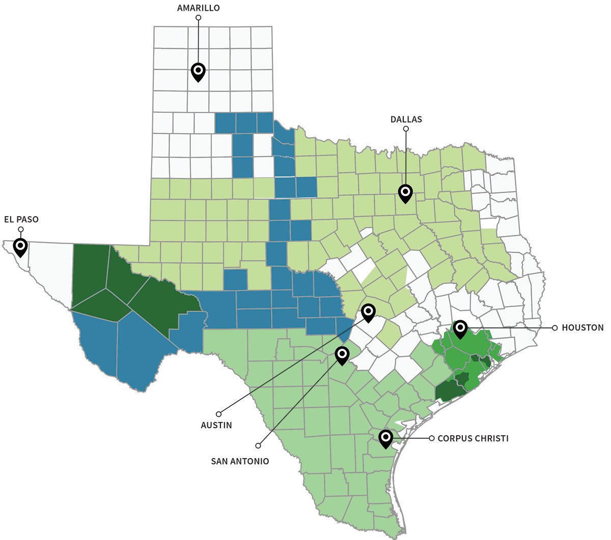 Texas Energy Deregulation Map | Electricity Deregulated Cities in Texas Texas Energy Deregulation Map | Electricity Deregulated Cities in Texas